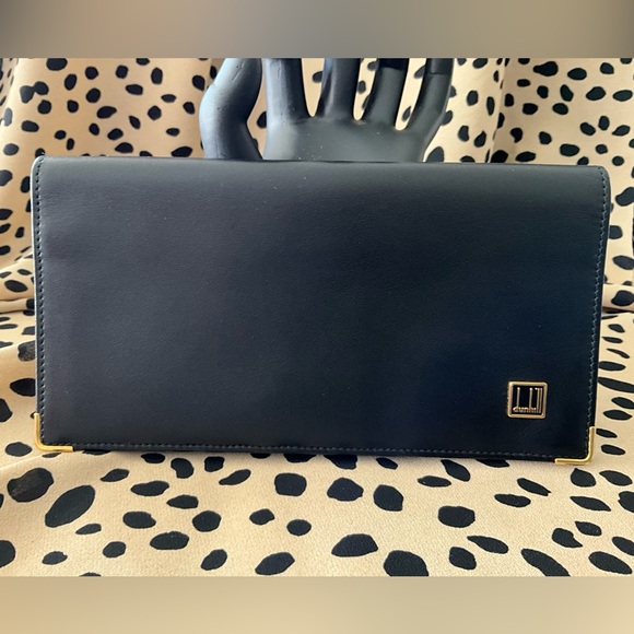 Dunhill | Bags | Dunhill Leather Long Bifold Wallet | Poshmark